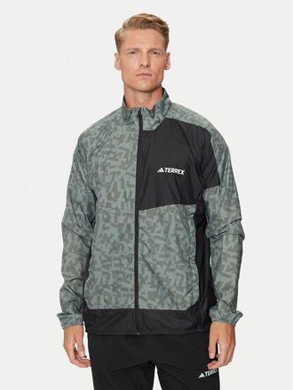 adidas Laufjacke Terrex Trail Running IW9238 Gr&uuml;n Regular Fit