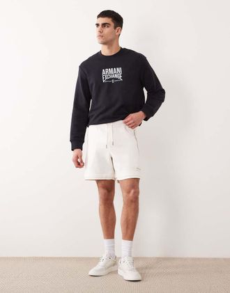 A|X Armani Exchange Short - Cr&egrave;me-Blanc