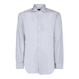 Dell'Oglio Langarmhemd - - Shirts - Herren - Blau - L