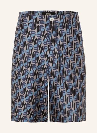 Fendi Seidenshorts grau