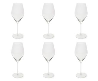 Excelsa Asti Set mit 6 Weingl&auml;sern, transparent, mundgeblasenes Glas, Fassungsverm&ouml;gen 470 ml
