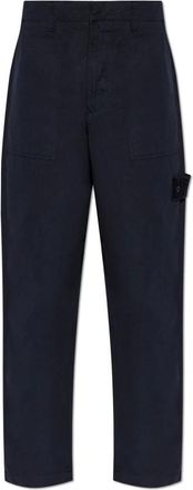 Stone Island Homme, Pantalons, Bleu, Taille: W34 Pantalon ample