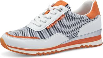 Marco Tozzi Damen Sneaker flach mit Schnürsenkeln Vegan, Weiß (White Comb), 41 EU