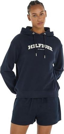 Tommy Hilfiger Femme Sweat &Agrave; Capuche Femme, Bleu (desert Sky), XS