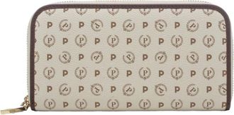 Pollini Femme, Accessoires, Brun, Taille: ONE Size Portefeuille &agrave; Fermeture &Eacute;clair Femme, Mod&egrave;le Heritage