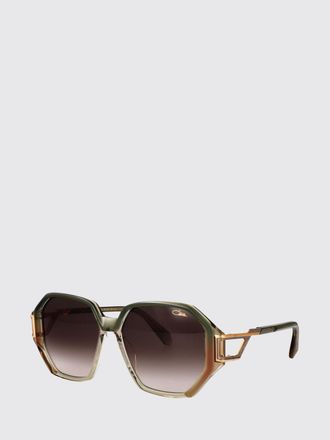 Cazal Lunettes de soleil carr&eacute;es en ac&eacute;tate et m&eacute;tal avec logo