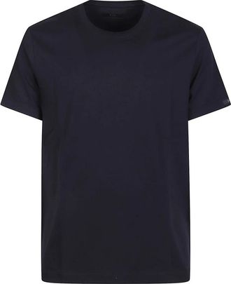 Fay Homme, Tops, Noir, Taille: M Blue Tag Regular Fit T-Shirt