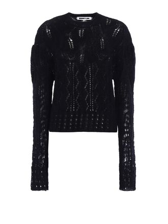 McQ by Alexander McQueen Pull Col Rond - Noir