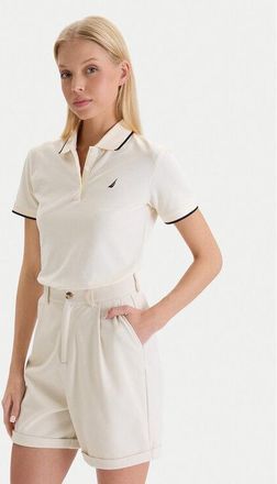 Nautica Poloshirt W126-NALPO-1008-02X &Eacute;cru Regular Fit