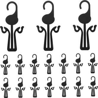 Cabilock 20 Stück Teiliges Schuhhaken Robustem Kunststoff Platzsparende Schuhaufbewahrung für Zuhause und Einzelhandel Einfache Montage ohne Werkzeug Vielseiti