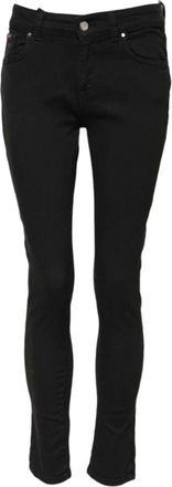 Dolce & Gabbana Femme, Jeans, Noir, Taille: 34 FR Jean Skinny Noir avec Fermeture Éclair