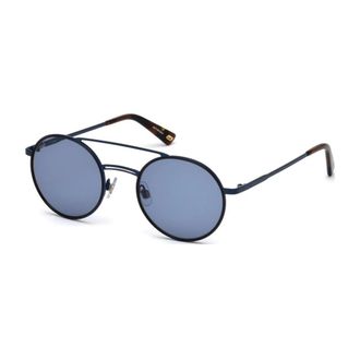 Web Eyewear Homme, Accessoires, Bleu, Taille: ONE Size Lunettes de soleil &agrave; monture m&eacute;tallique avec protection UV