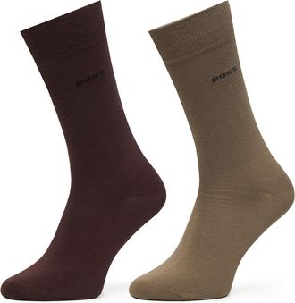 HUGO BOSS Lange Socken BOSS 50516616 Braun