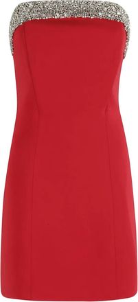 Amen Kleid mit Strass - Grün