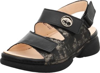 Think Think CAMBIO Damen chromfrei gegerbte nachhaltige Sandale, Taupe/Kombi 3000, 36 EU