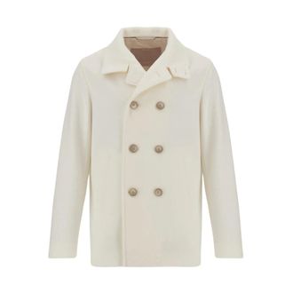 Herno Double-Breasted Coats - - Coats - Herren - Beige - L