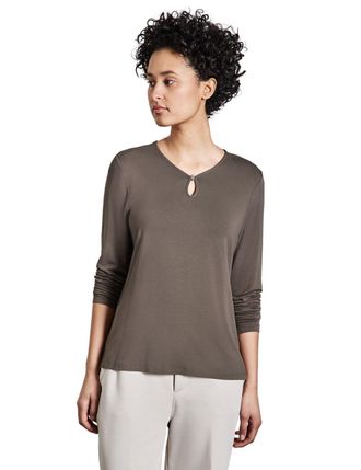 Street One Damen Shirt mit Cut-Out