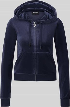 Juicy Couture Sweatjacke mit Samtoptik