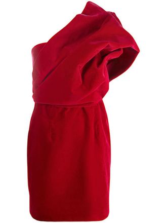 Tom Ford robe courte &agrave; une &eacute;paule - Rouge