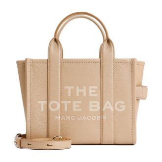 Marc Jacobs The Leather Small Tote Bag - - Bags - Damen - Braun - ONE SIZE