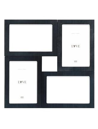 Deknudt Frames DEKNUDT Frames Bilderrahmen für 4 Fotos, 10 x 15 cm, zum Aufhängen, S68UC2P4, Rahmenformat 29,5 x 29,5 cm, Weiß