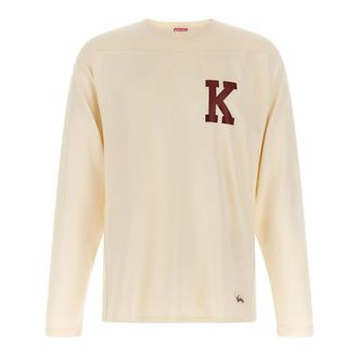 Kenzo Homme, Tops, Beige, Taille: L T-shirt Longue Varsity