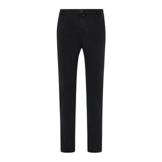 Kiton Comfort Baumwollhose - - Trousers - Herren - Schwarzk - W32