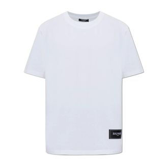 Balmain Homme, Tops, Blanc, Taille: 3XL Lot de deux T-shirts