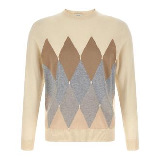 Ballantyne Herren, Strickwaren, Beige, LGr&ouml;&szlig;e