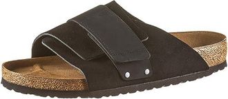 Birkenstock Kyoto Suede Nubuck Mens Black Sandals-EU 41