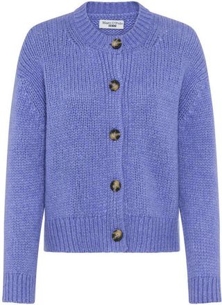 Marc O'Polo Denim Cardigan relaxed aus kuschligem Schurwolle-Alpakawolle-Mix
