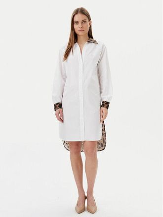 Lola Casademunt Hemdkleid LS2515040 Weiß Regular Fit