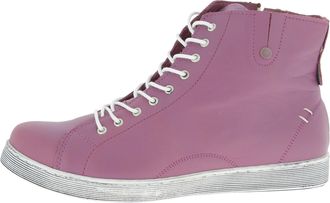 Andrea Conti Damen High Top Sneaker, Traube, 41 EU