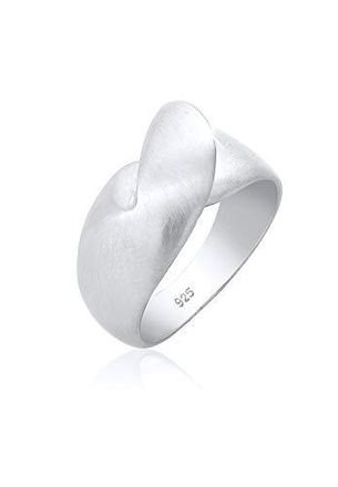 Elli Bague Entrelacs pour Femme en Argent Sterling 925