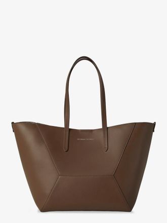 Brunello Cucinelli BC Duo hammered leather handbag - BRUNELLO CUCINELLI - gender_Woman