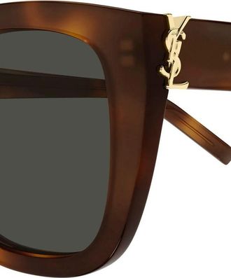 Saint Laurent Eyewear SLM176 Tortoiseshell Cat-Eye Sunglasses - Brown