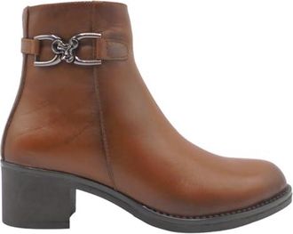 Erase 7708 Erase 7008 Bottines pour femme en cuir naturel, talon moyen 5 cm, &eacute;l&eacute;gantes et confortables, semelle antid&eacute;rapante pour femme, Cuir, 40 EU