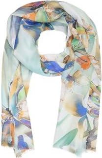 Queen Helena Foulard Léger Fantaisie Foulard Doux Coloré Casual Femme SC024-3, SC024-5 Vert, Taille unique