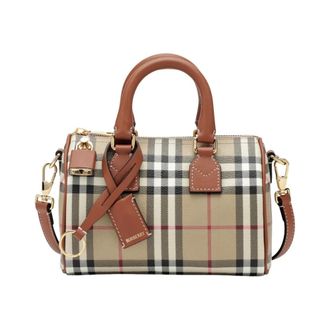 Burberry Femme, Sacs, Multicolore, Taille: ONE Size Mini sac bowling &agrave; carreaux