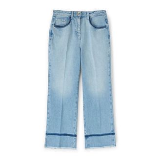 Motivi Femme, Jeans, Bleu, Taille: 34 FR Cropped Jeans