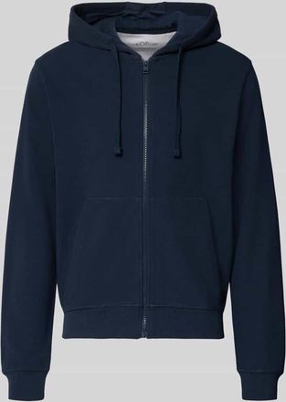 s.Oliver Red Label Relaxed Fit Sweatjacke aus reiner Baumwolle