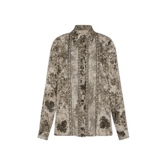 Momoni Multicolor Elegante Bluse f&uuml;r Frauen - - Blouses & Shirts - Damen - Mehrfarbig - S