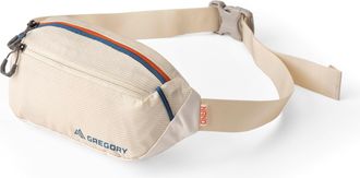 Gregory Essential Hiking - Nano G&uuml;rteltasche Mini, 29 cm, 3 L, 0.15 Kg, Wander-G&uuml;rteltasche, mehrere Rei&szlig;verschlusstaschen, gepolsterter, Wei&szlig; (Chalk White)