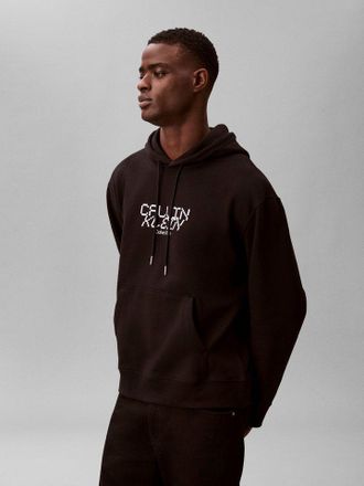 Calvin Klein Kapuzensweatshirt Regular Fit, K&auml;ngurutasche, Logo-Schriftzug