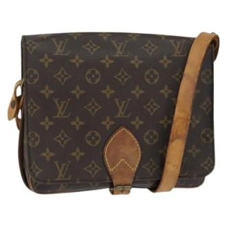 Louis Vuitton Sac bandouli&egrave;re vintage en toile Pre-owned - Femme - Pre-owned - Brun - Taille: ONE Size