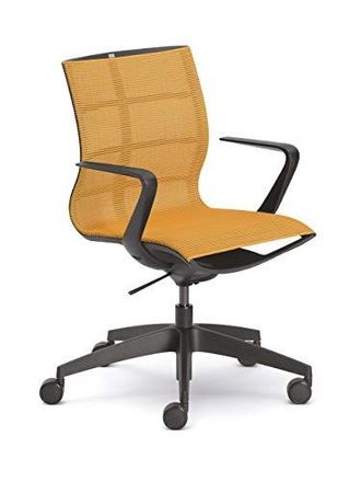 Sedus se:Joy Drehstuhl, Orange/Schwarz, 86 x 78 x 99 cm