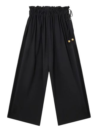 Loewe pantalon &agrave; taille &eacute;lastiqu&eacute;e - Noir