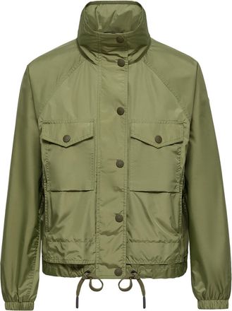 Moncler Moncler Nor Hooded Jacket, Women, Green, Size: 00