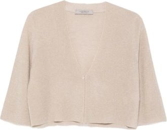 D.exterior Femme, Pulls, Beige, Taille: 38 FR 62348 10Pla Cardigan