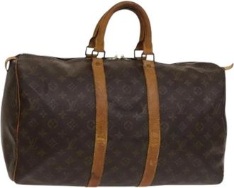 Louis Vuitton Pre-owned Toile sacs-louis-vuitton - Femme - Pre-owned - Brun - Taille: ONE Size